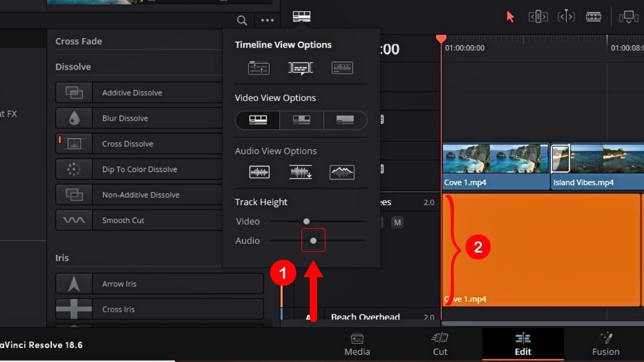 How to Add Audio Fades & Keyframes in DaVinci Resolve (2025)