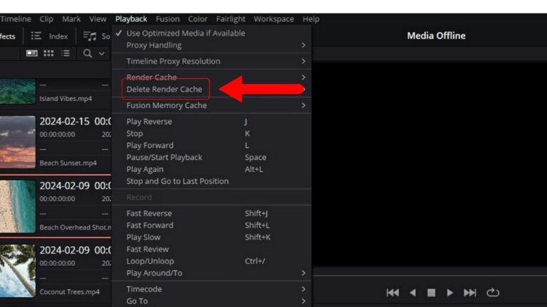Delete Render Cache in DaVinci Resolve (2024): Easy Steps!