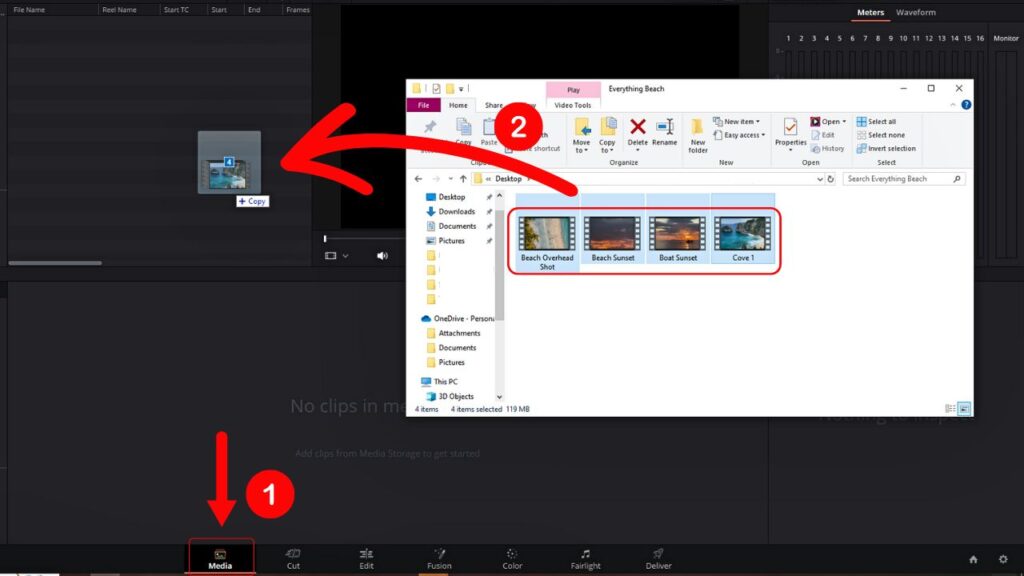 How to Sync Multiple Clips in DaVinci Resolve 18